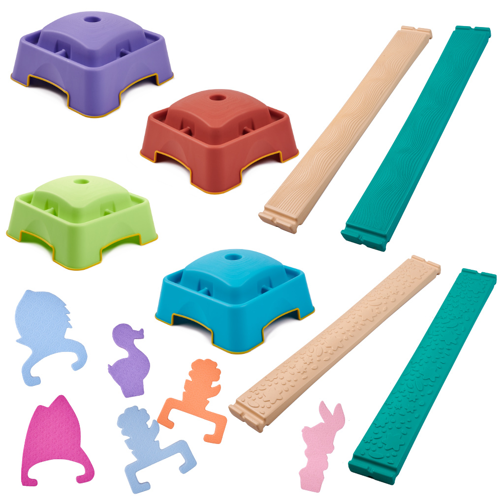 Balansinis takelis pusiausvyros įgūdžių lavinimui (bendras ilgis iki 4 ...