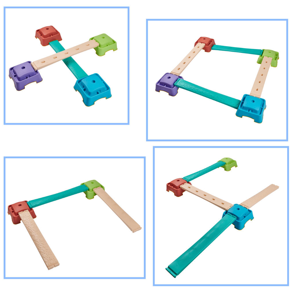 Balansinis takelis pusiausvyros įgūdžių lavinimui (bendras ilgis iki 4 ...